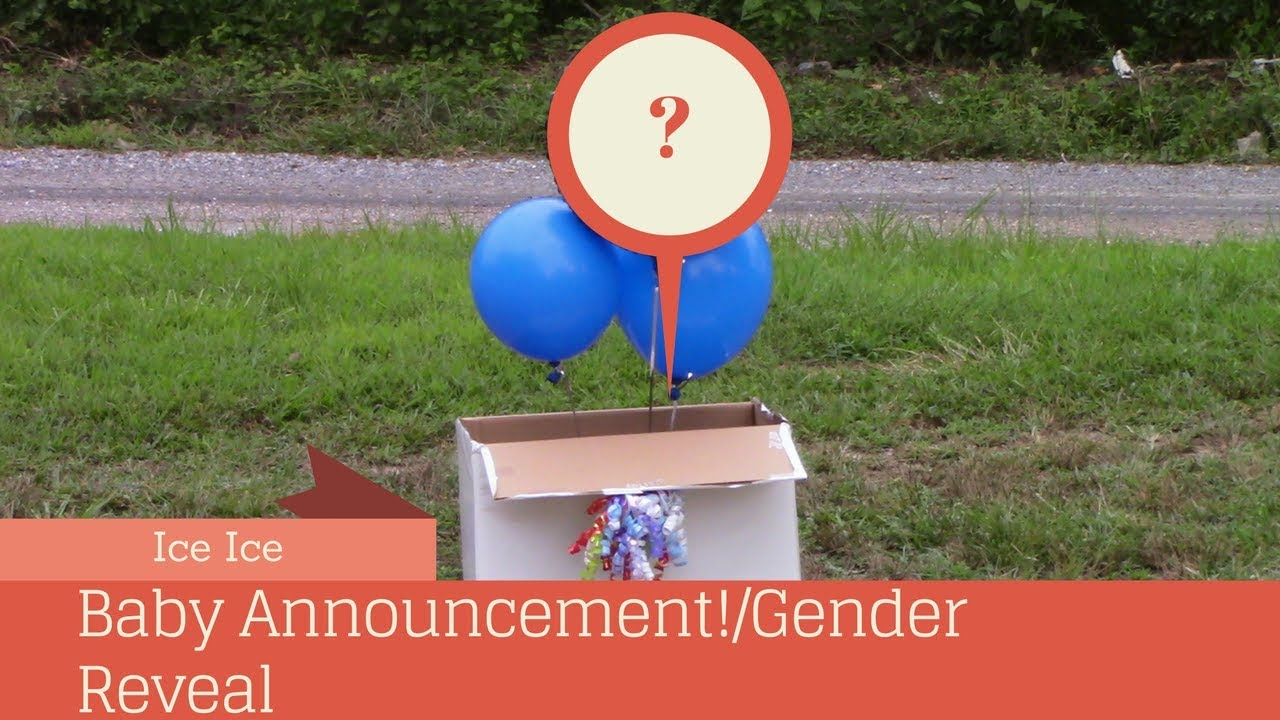 Ice Ice Baby Announcment/ Gender Reveal Video! - YouTube