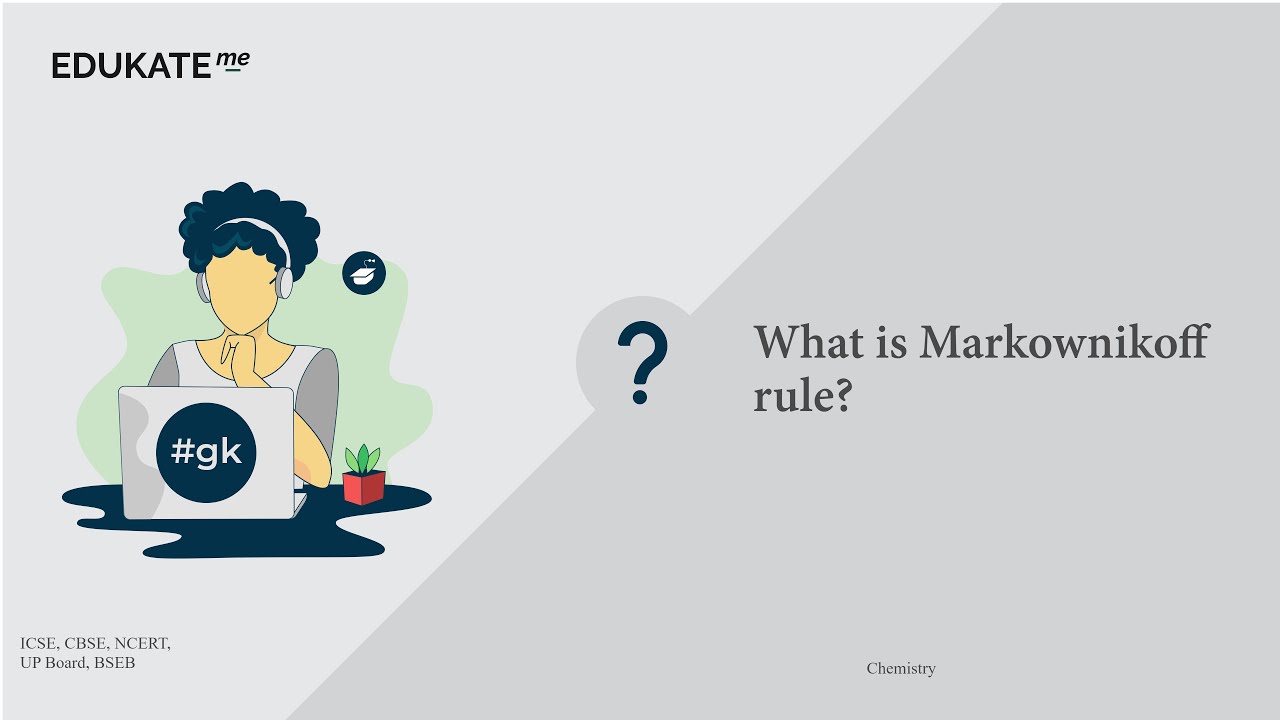 What is Markownikoff rule? - YouTube