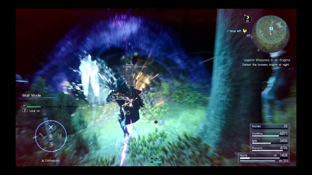 Final Fantasy 15 - Tonberry Knight (or maybe Master Yoda) fight - YouTube