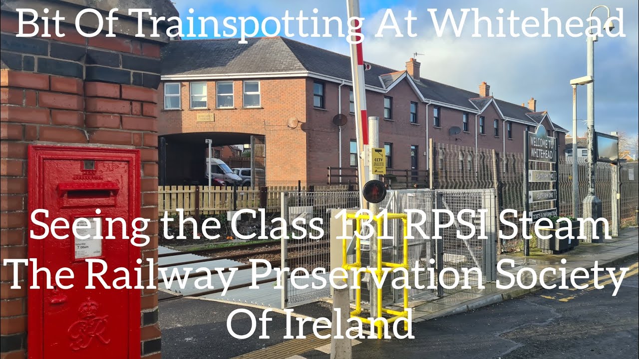 Trains At Whitehead Station Foot Level Crossing (Carrickfergus ...