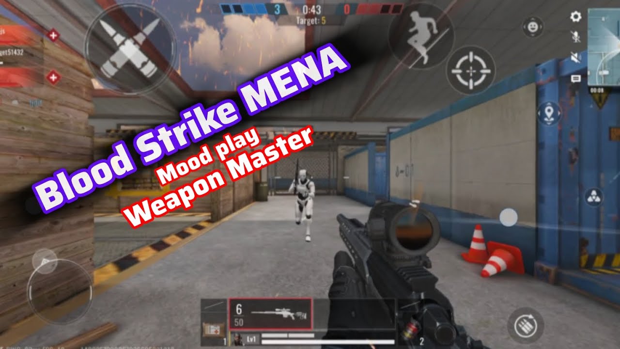 Blood Strike MENA Mood play Weapon Master test match gameplay (2025 ...