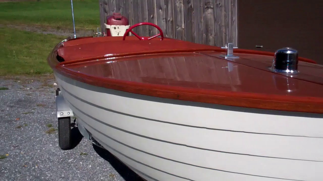 Lyman 1947 15 5 Ft Center Steer Runabout 10 13 2017 2 - YouTube