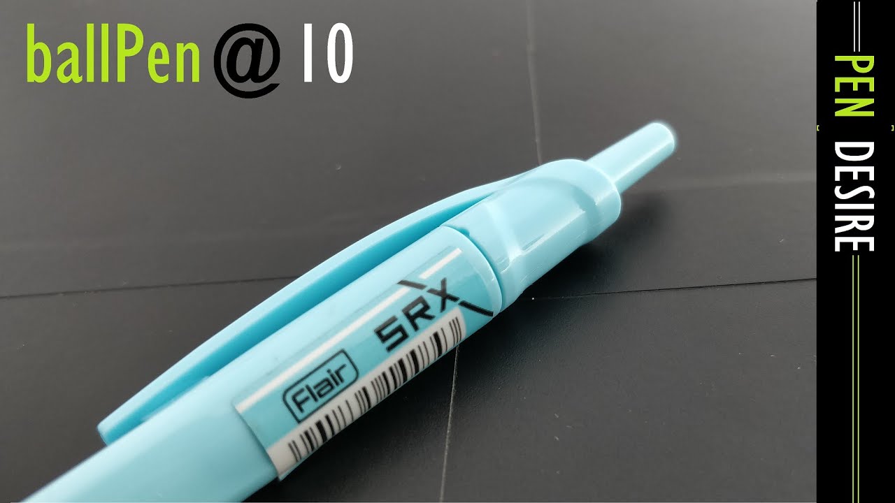 Flair SRX Retractable Ball Pen at Rs 10 - 357 - YouTube