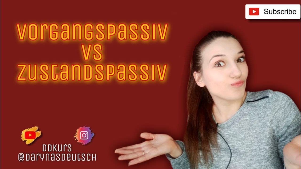 PASSIV: Vorgangspassiv und Zustandspassiv VERGLEICH. LEICHT ERKLÄRT ...