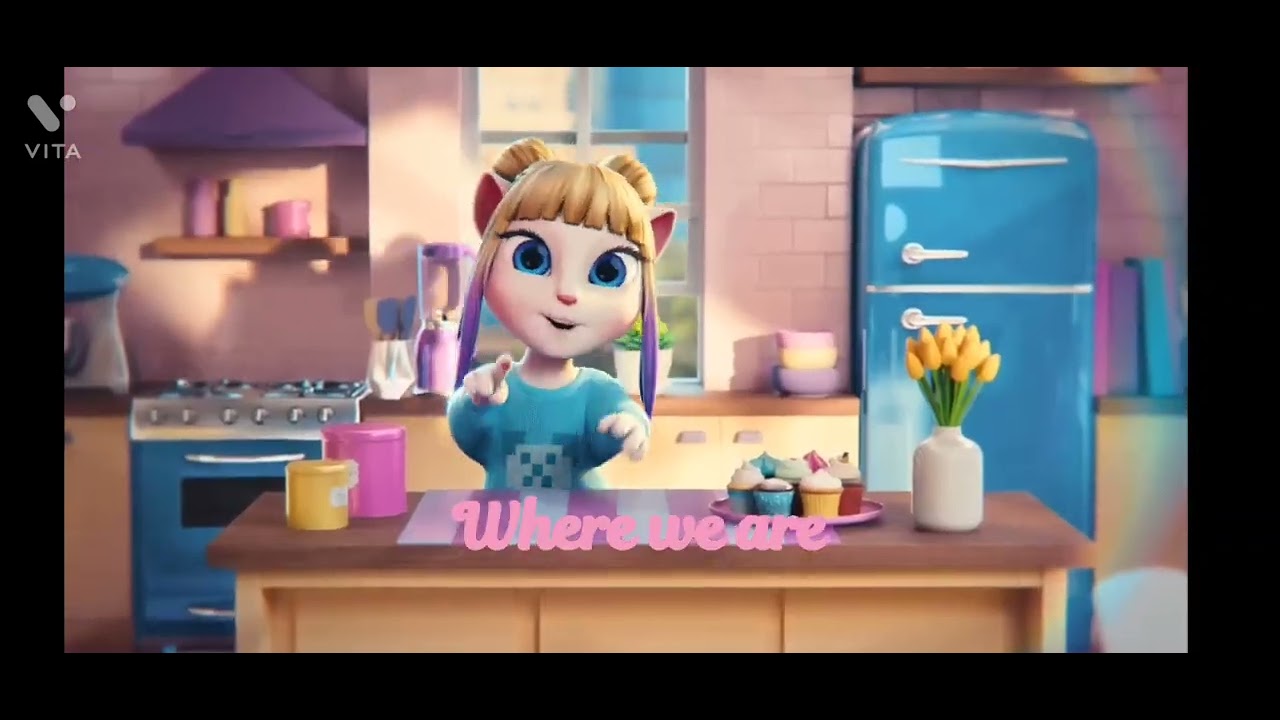 SHINE TOGETHER—Talking Angela(Music video with Lyrics)🥰🥰🌈🌈😻😻 ️😍🔥💮😘💖💗💕💓💞 ...