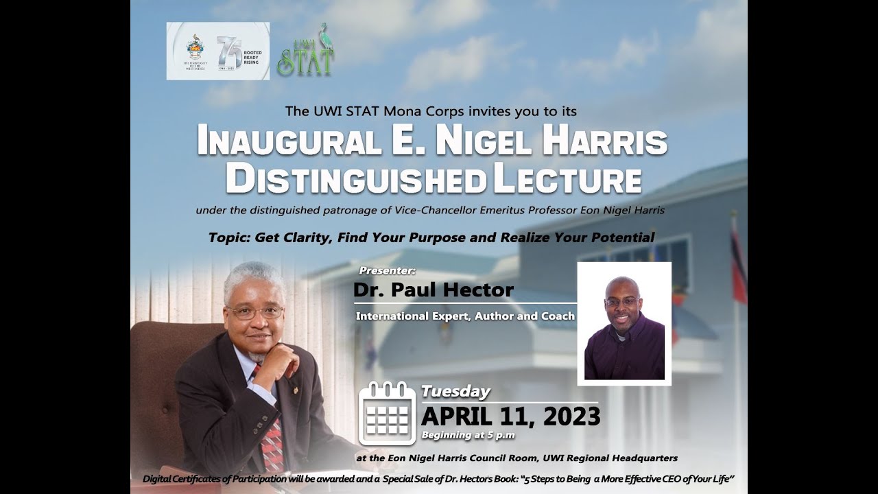 The Inaugural E. Nigel Harris Distinguished Lecture 2023 - YouTube
