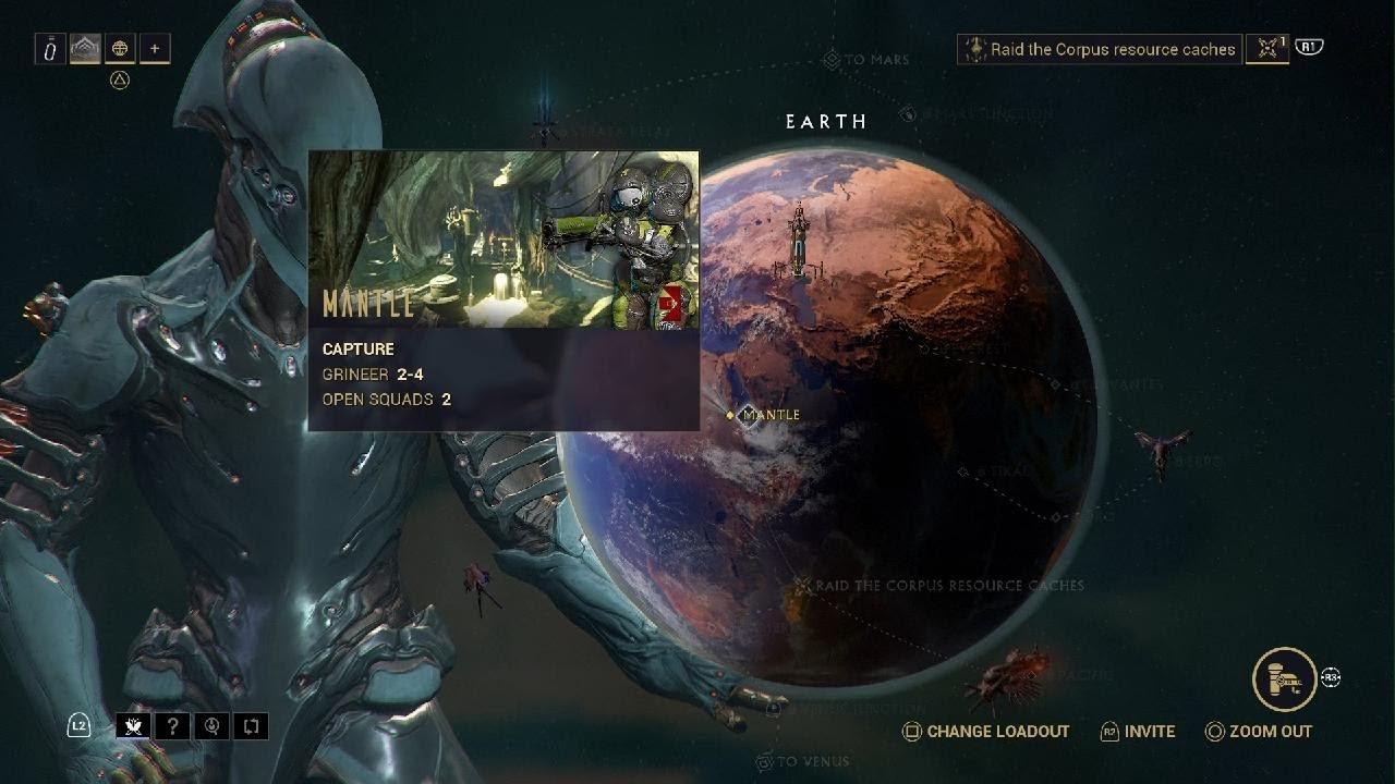 Warframe: Solo Flawless "Raid the Corpus Resource Caches" 5th Mission ...