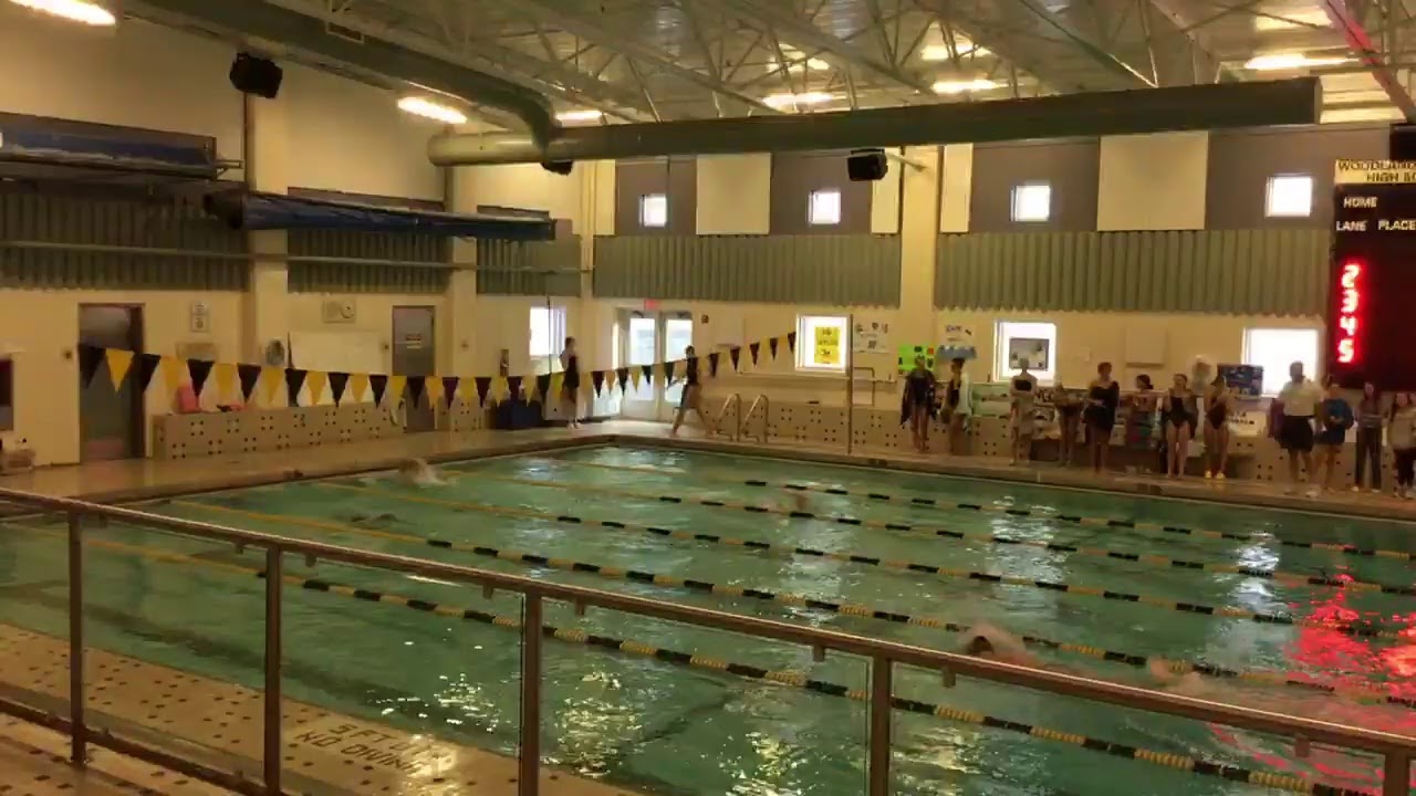 Girls Swim v. Watertown - YouTube