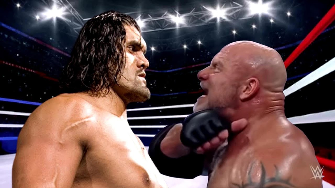 FULL MATCH - Goldberg vs The Great Khali | WWE Steel Cage Match - YouTube
