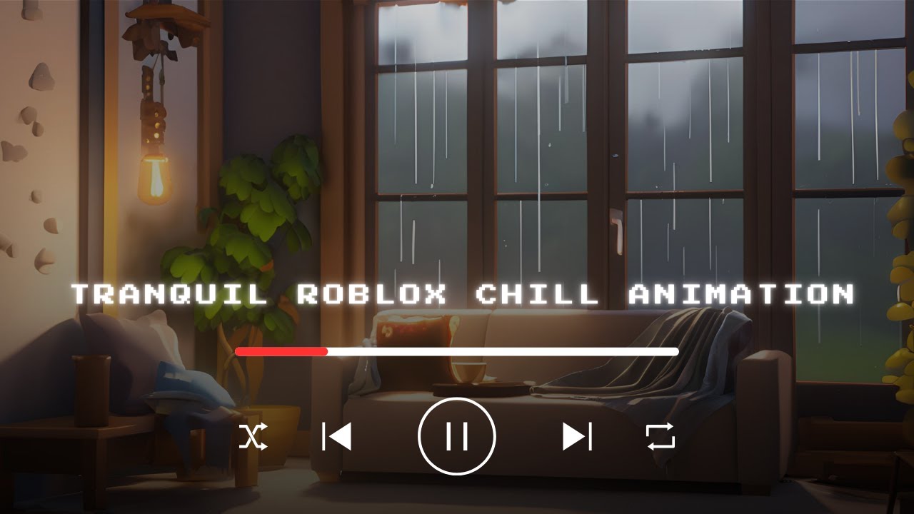 Tranquil Roblox Chill Animation | Rain 🌧️ and Music for Mindful Focus 🎧 ...