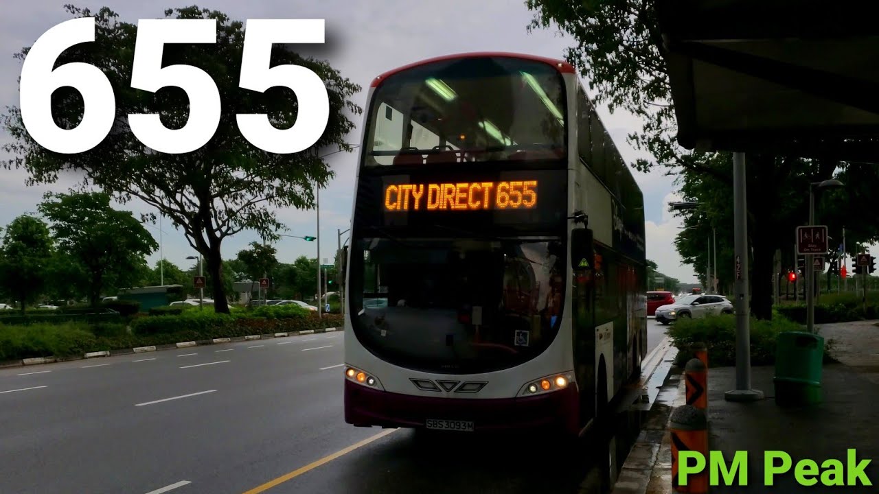SBS Transit City Direct Bus Service 655 [Volvo B9TL (Wright Eclipse ...