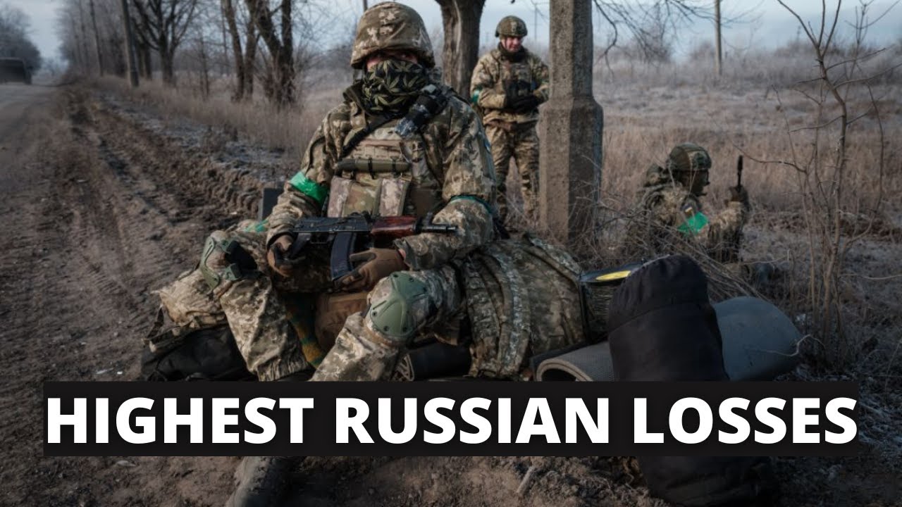 HIGHEST RUSSIAN LOSSES IN BATTLE! Current Ukraine War Footage And News ...