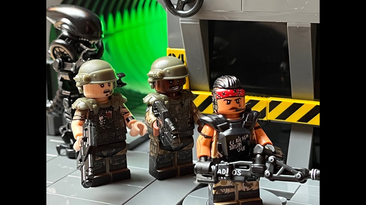 Custom LEGO Brickmania Space Soldiers - Offworld Dragoons And Smart ...