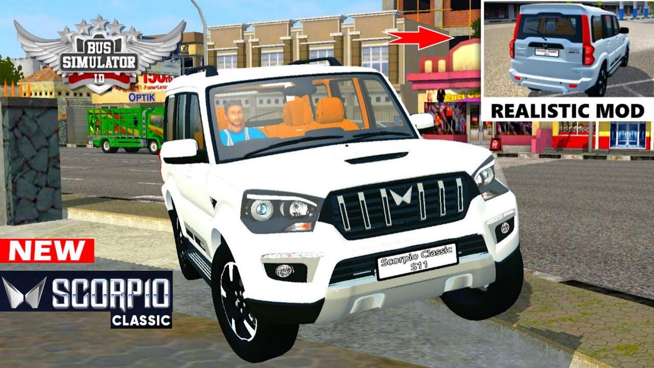 Mahindra Scorpio Classic S11 Car Mod For Bus Simulator Indonesia ...
