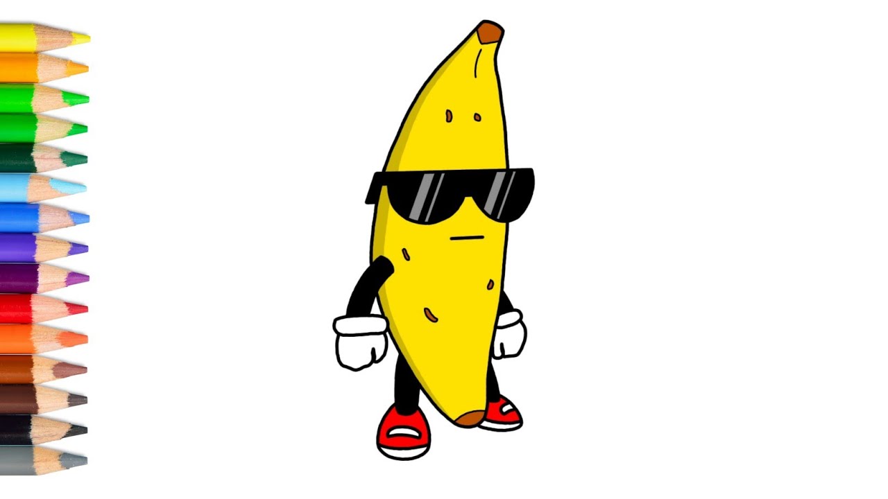 Cara Menggambar Skin Pisang Stumble Guys - How to draw Stumble Guys ...