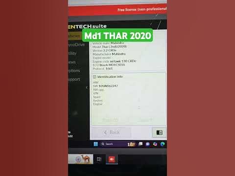 Mahindra thar bs6 ecm read write - YouTube