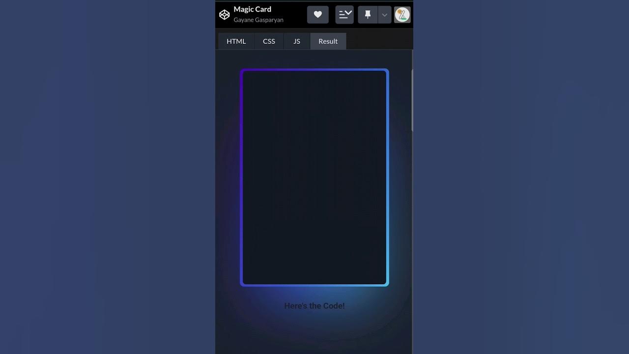 Css Animated Card Html And Css Heresthecode Coding Htmlcss Youtube