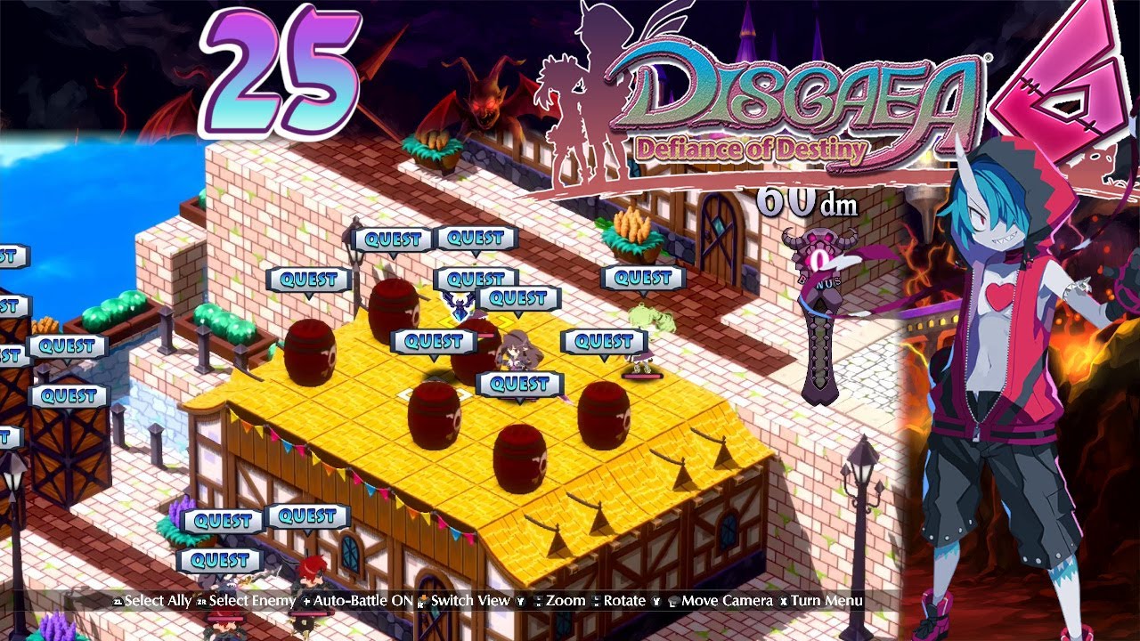 Let's Play Disgaea 6 - 25: More Climbing Maps - YouTube