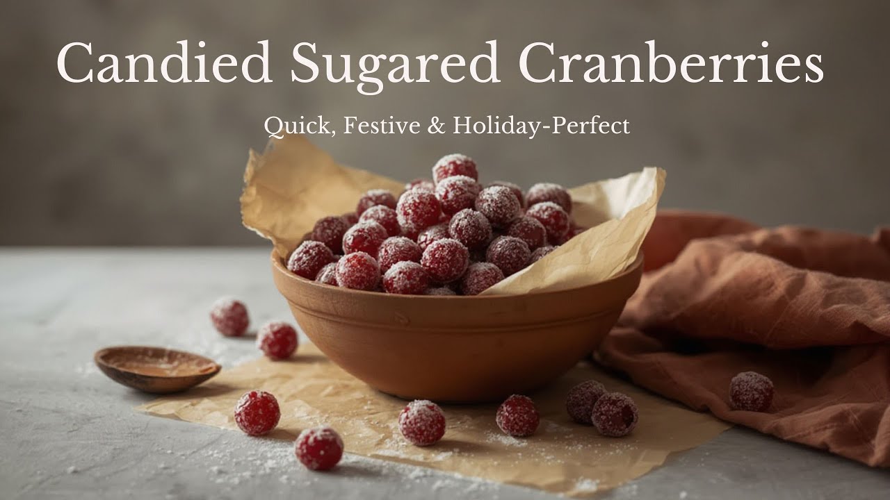 Sugared Cranberries - Deliciously Sweet Candied Cranberries - The ...