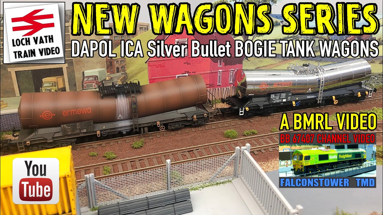 Dapol ICA 'Silver Bullet' SNCF bogie tank wagon in Ermewa livery - YouTube