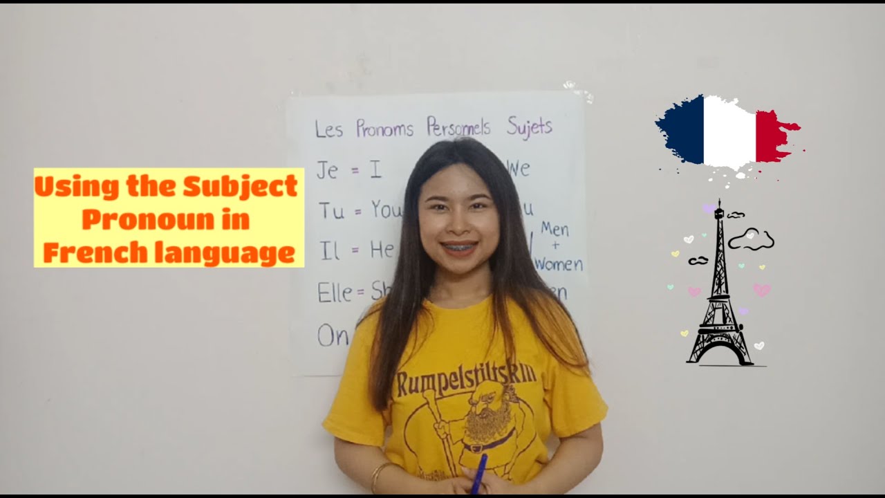 Using the Subject Pronoun in French Language - YouTube