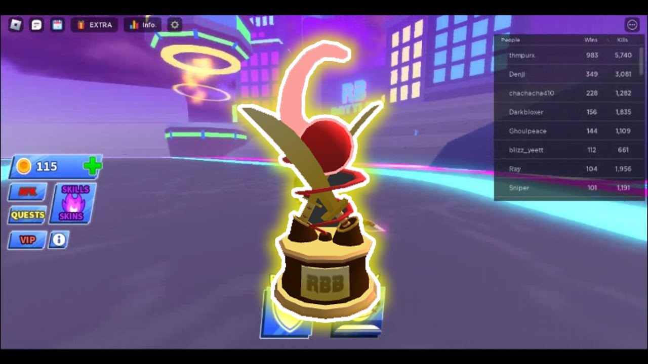 Roblox Blade Ball 50 Player Mode (RB Battles Blade Ball Trophy Limited ...