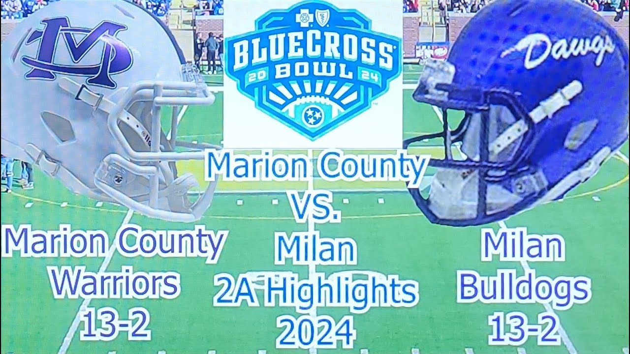 Marion County VS Milan 2A Highlights 2024 - YouTube