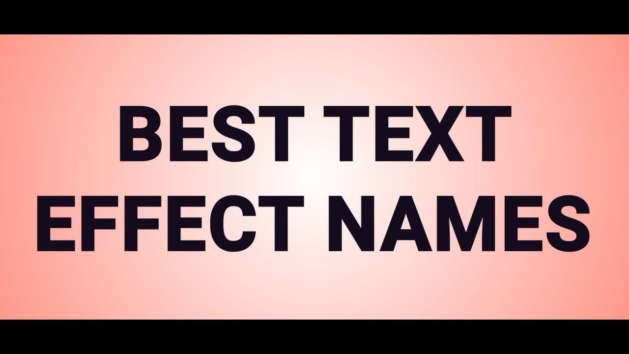 Best Text Effect & Names - Motion Graphics - Adobe After Effects. - YouTube