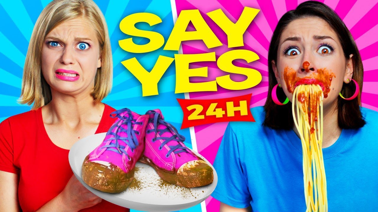Saying YES To EVERYTHING For 24 HOURS CHALLENGE YouTube