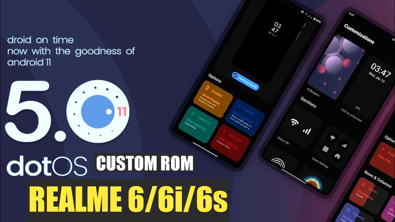 Dot Os 5.0 || Official Rom Android 11 || Realme 6/6i/6s || Beautiful UI ...