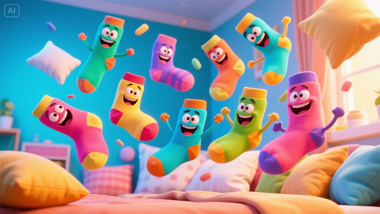 Silly Socks Song | Baby Songs 2025 | New Nursery Rhyme for Toddlers ...