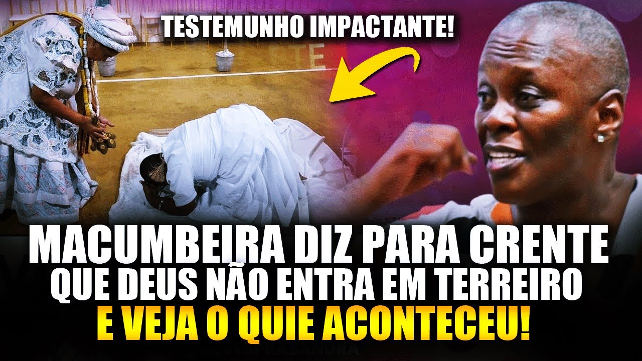 Meu Deus! Macumbeira desafia o Poder de DEUS e veja só o que ACONTECEU ...