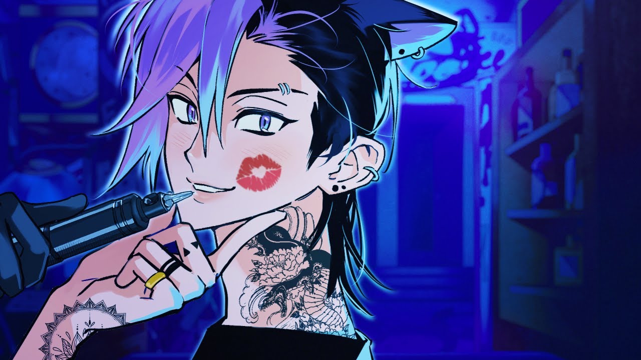 ASMR│💋Coco's lip tattoo💋 - YouTube