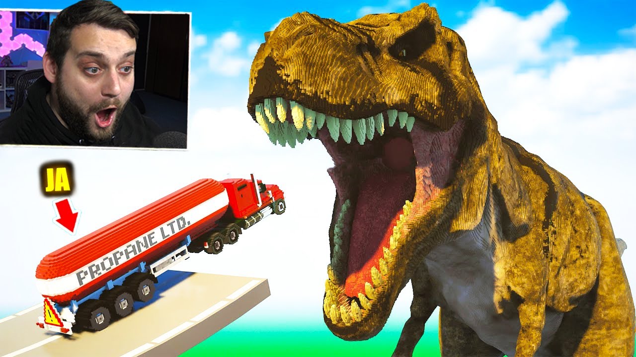 Auto vs Tyranosaurus REX - Teardown Experiment @Asimister
