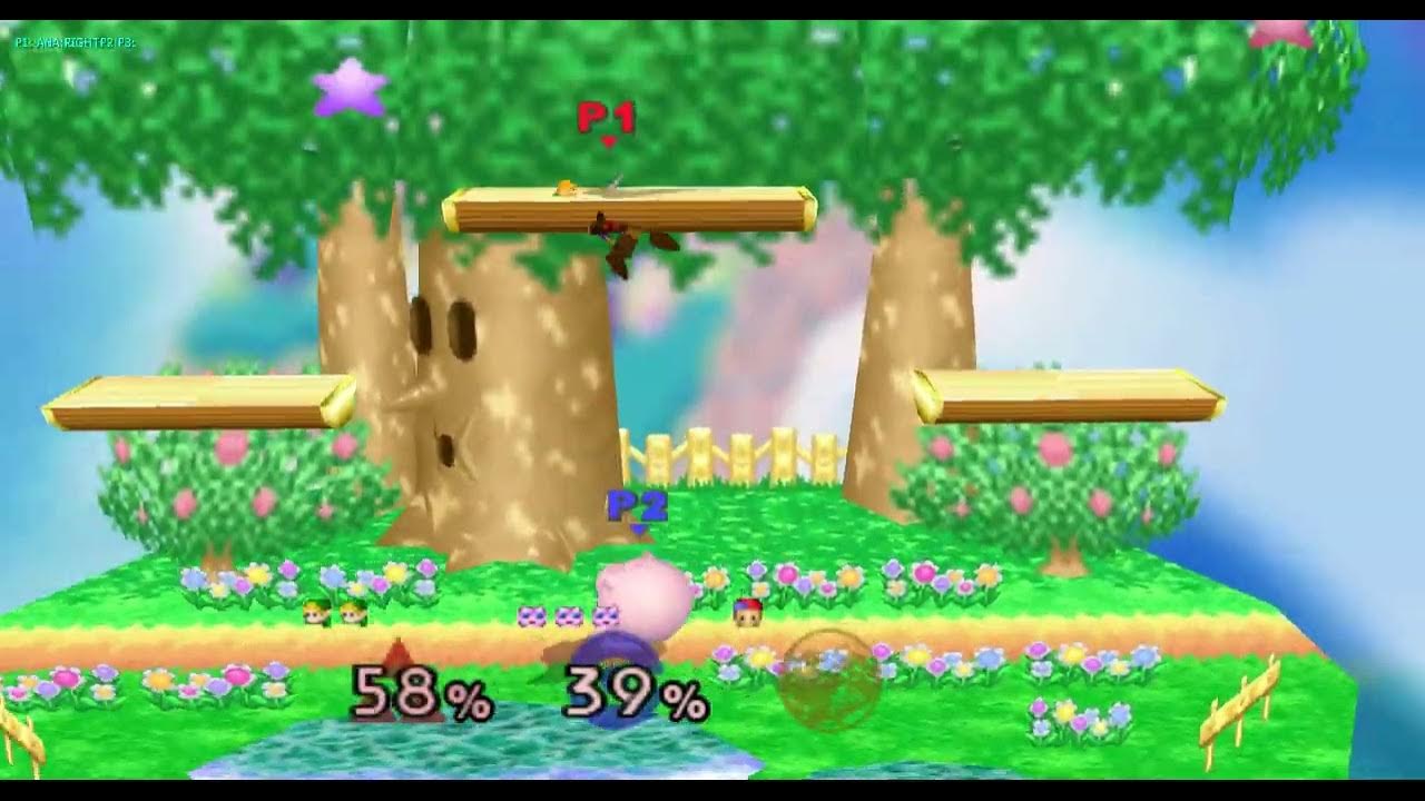 Super Smash Bros 1 Wave 1.5 - Ness vs Jigglypuff vs Young Link Fast-paced no TAS - YouTube