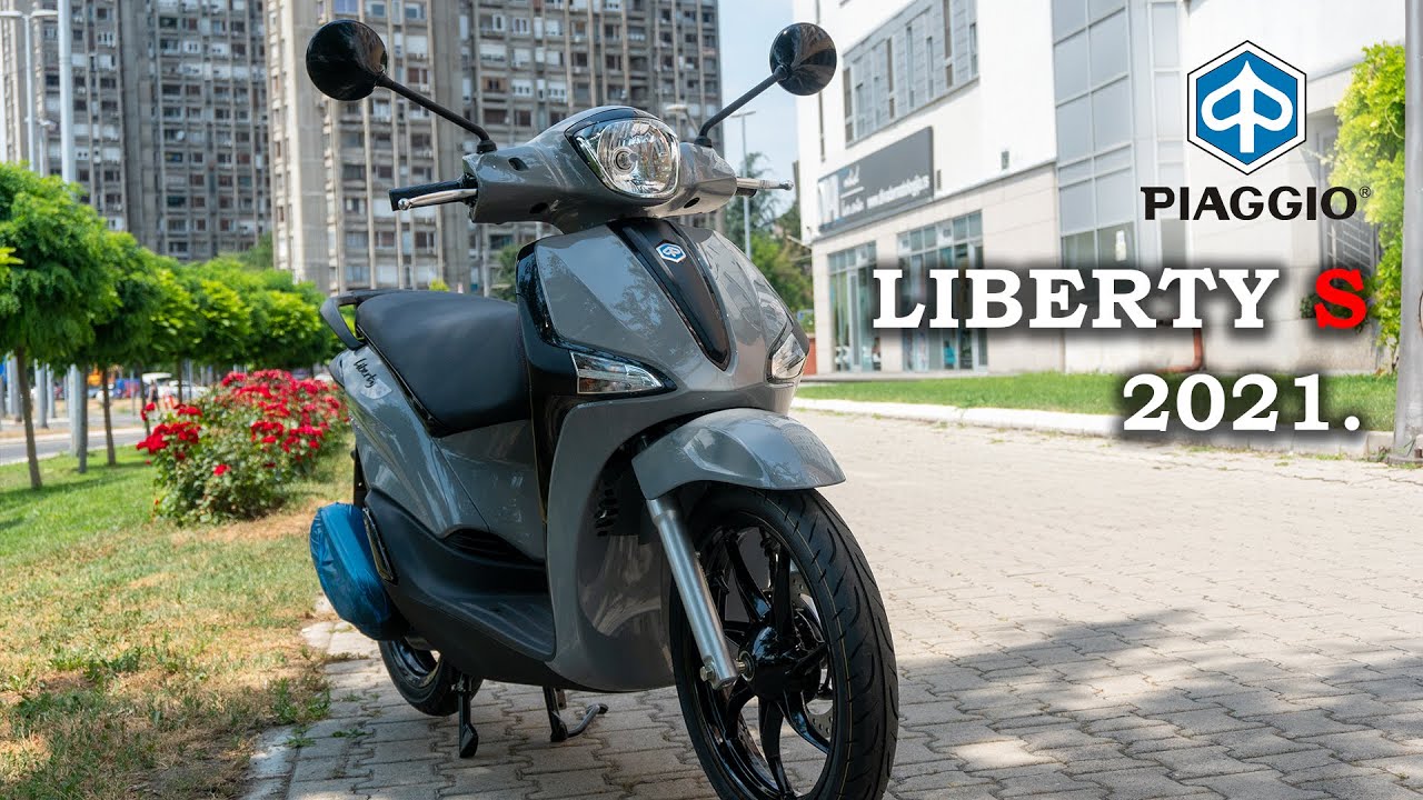 2021 Piaggio Liberty 50 Walkaround, All Details - YouTube