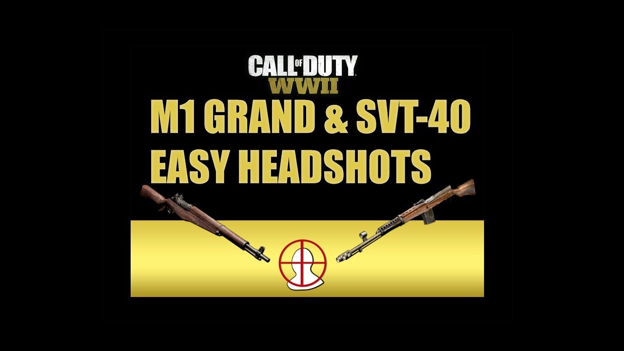 Call Of Duty WW2 GOLD Camo Rifle M1 GARAND And SVT 40 How To Get Easy ...