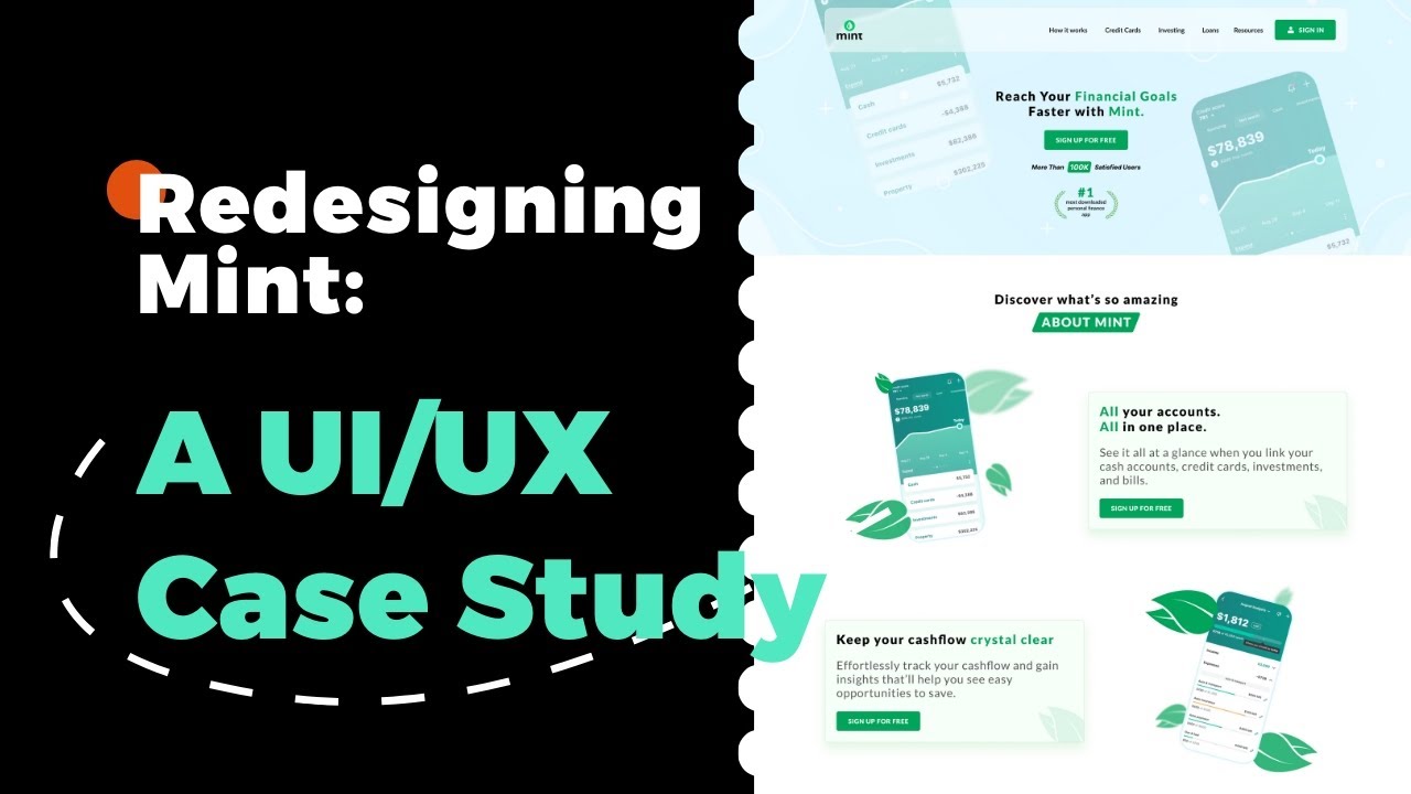 Redesigning Mint: A UI/UX Case Study - YouTube