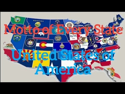 Mottos of US States | Flags & Slogans of all the States of USA