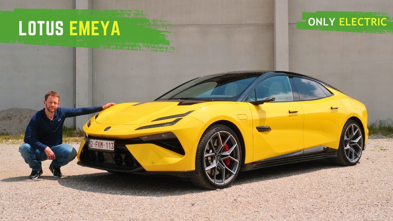 2025 Lotus Emeya - Finally a true competitor for the Porsche Taycan ...
