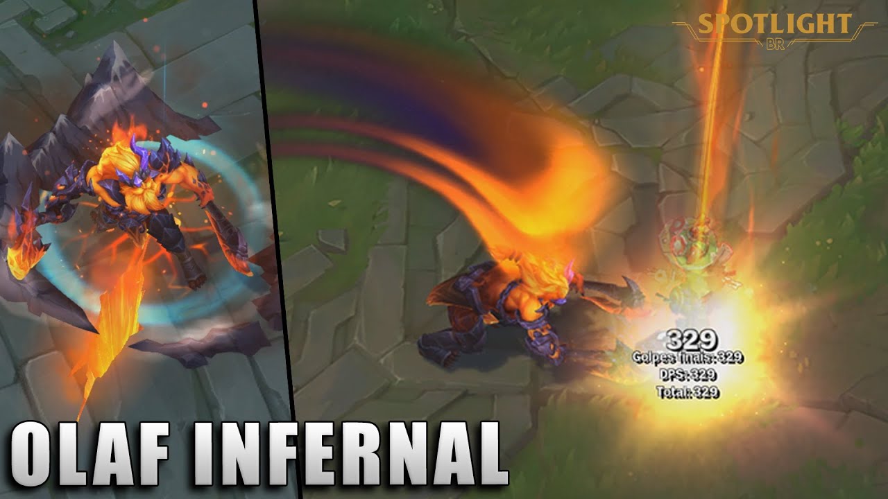 Olaf Infernal - Skin Spotlight PREVIA - YouTube