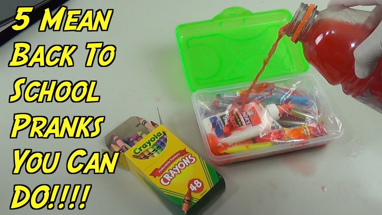 5 Back To School Pranks You Can Do - HOW TO PRANK (Evil Booby Traps ...