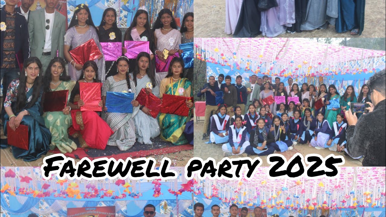 12 class students farewell party 🎉🎉 - YouTube