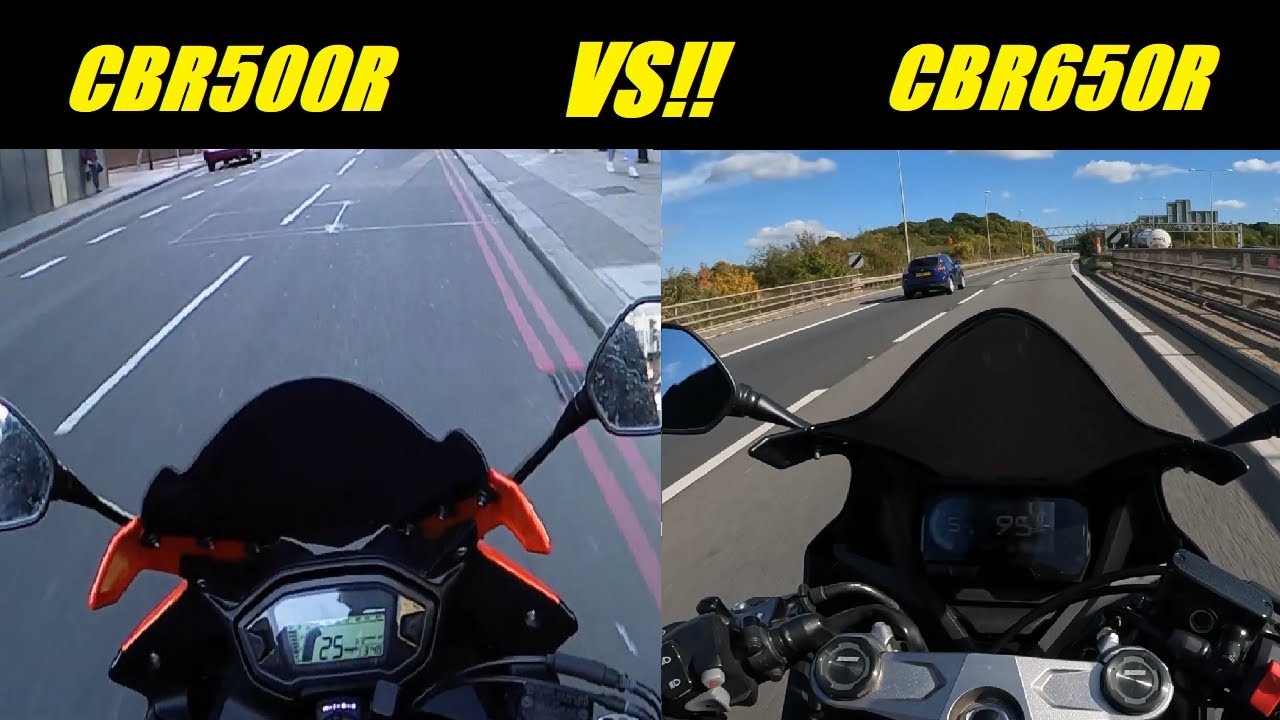 CBR500R VS CBR650R - WHICH ONE SHOULD YOU GET? - YouTube