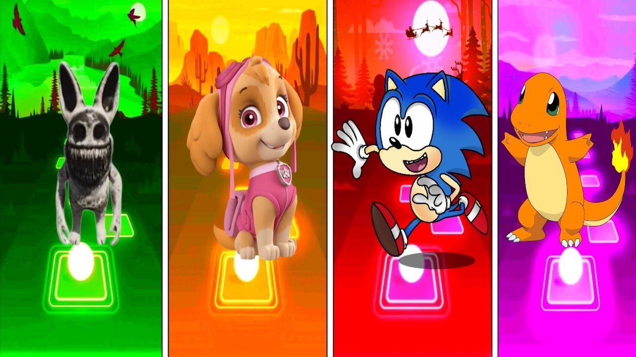 zookeeper coffin 🆚paw patrol chase 🆚 smiling 🆚 Pokemon coffin tiles hop ...