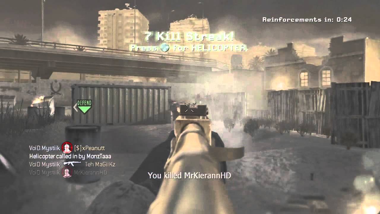 CoD4 l Awesome Killfeed Using AK-47! - YouTube