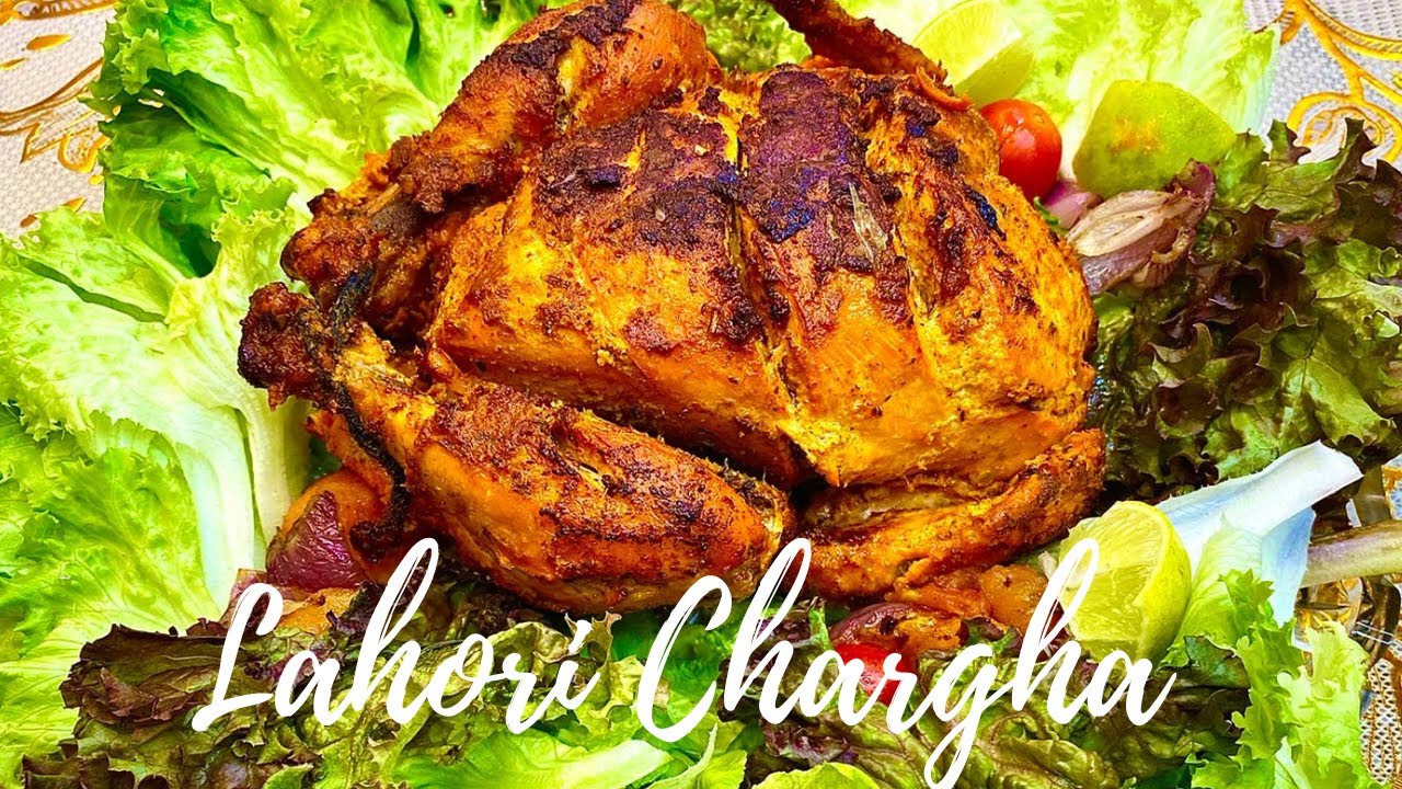 How to make Lahori Chargha || Steamed and fried chicken || No oven easy ...