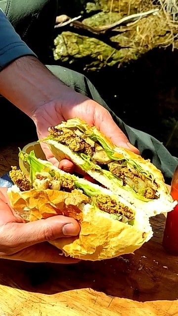 roll meet sandwich 🥪 #cooking #relaxing #food - YouTube