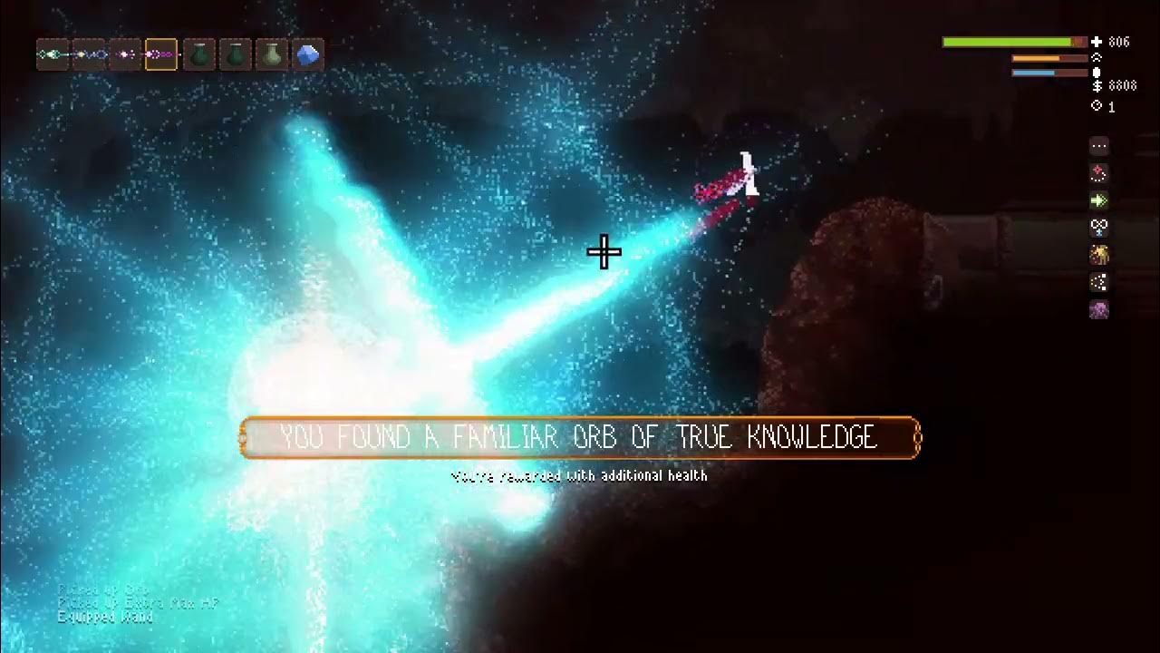 Noita - Most brutal connoisseur kill ever (Larpa plasma cross) - YouTube