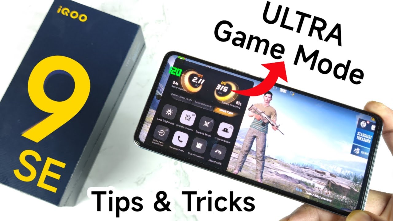 iQOO 9SE Gaming Features Tips & Tricks - YouTube